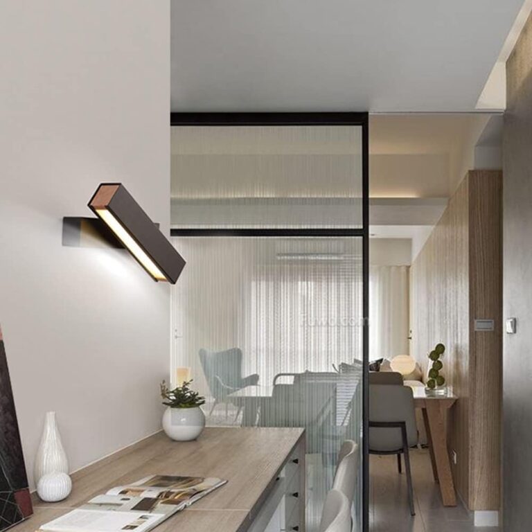 Luminaria Negro Madera LED - Novo Art Iluminación - Ideas que iluminan